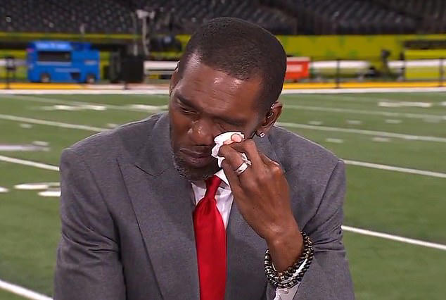 Randy Moss gets emotional welcome back to ESPN after NFL legend's ...