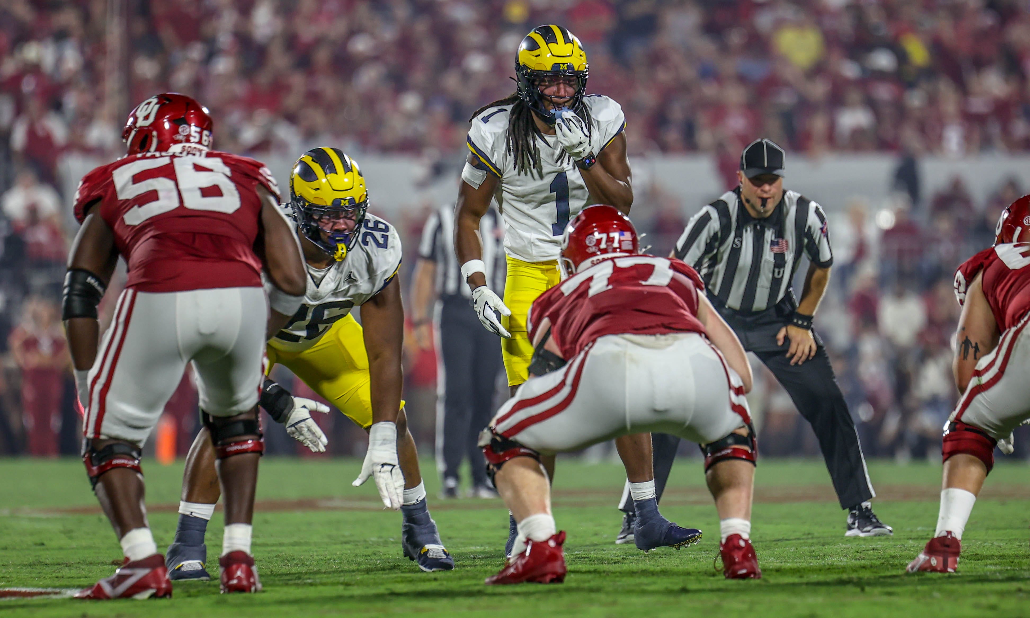 Michigan football’s Derrick Moore says St. Frances roots driving edge ...