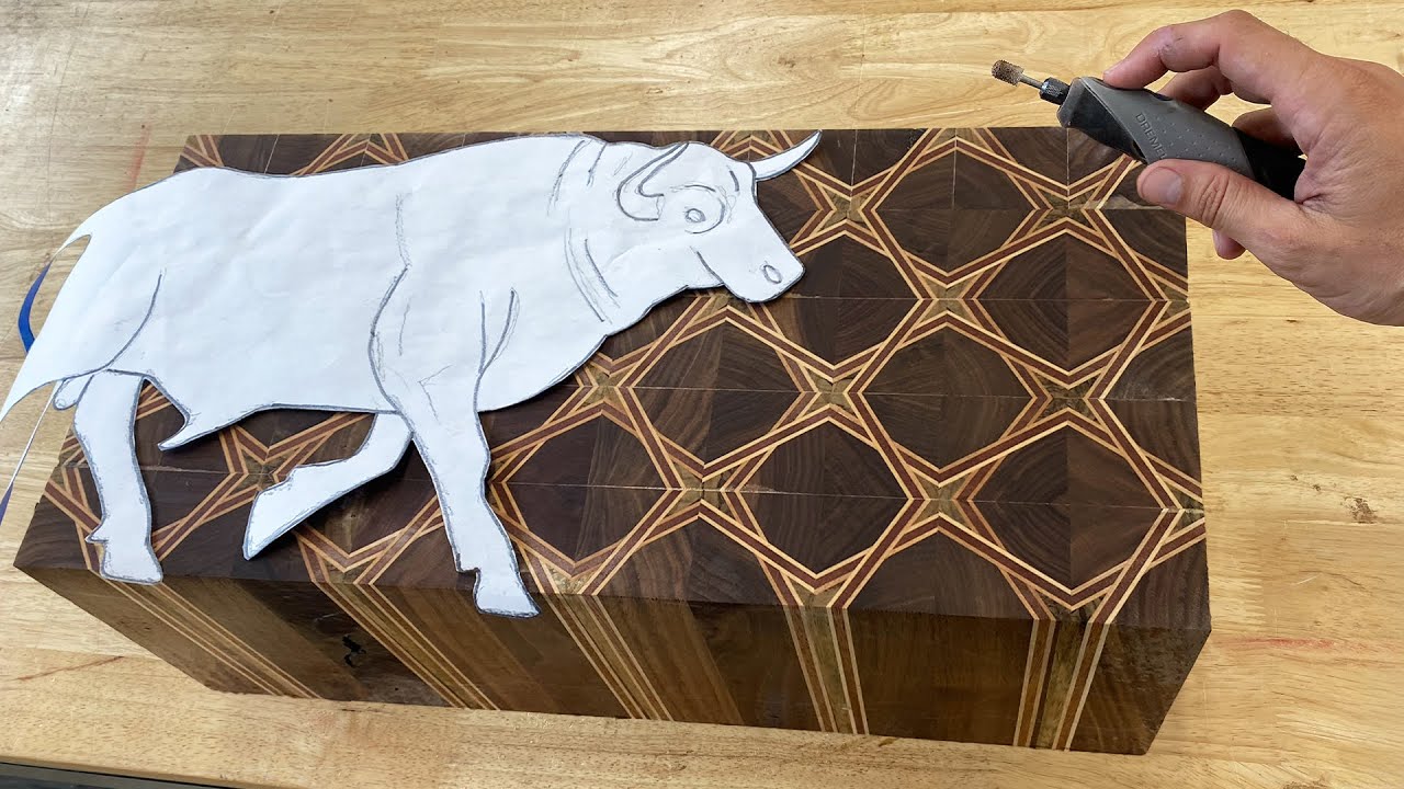 Transforming a block into a bull