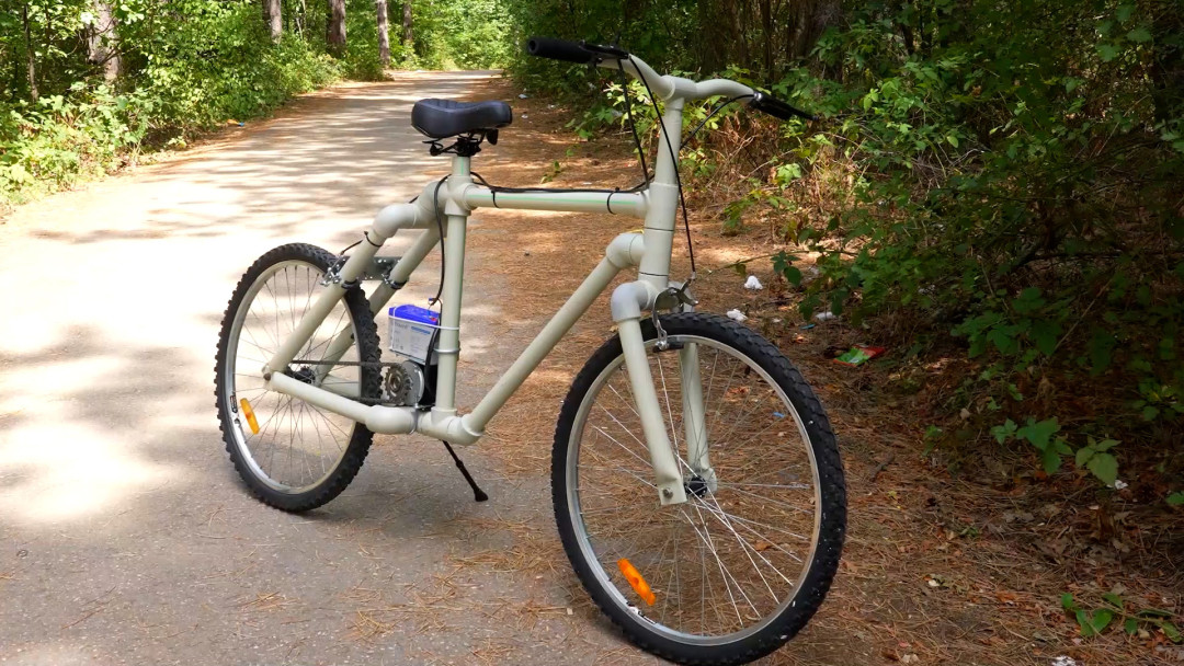 Build an Electric Bike with PVC Pipes