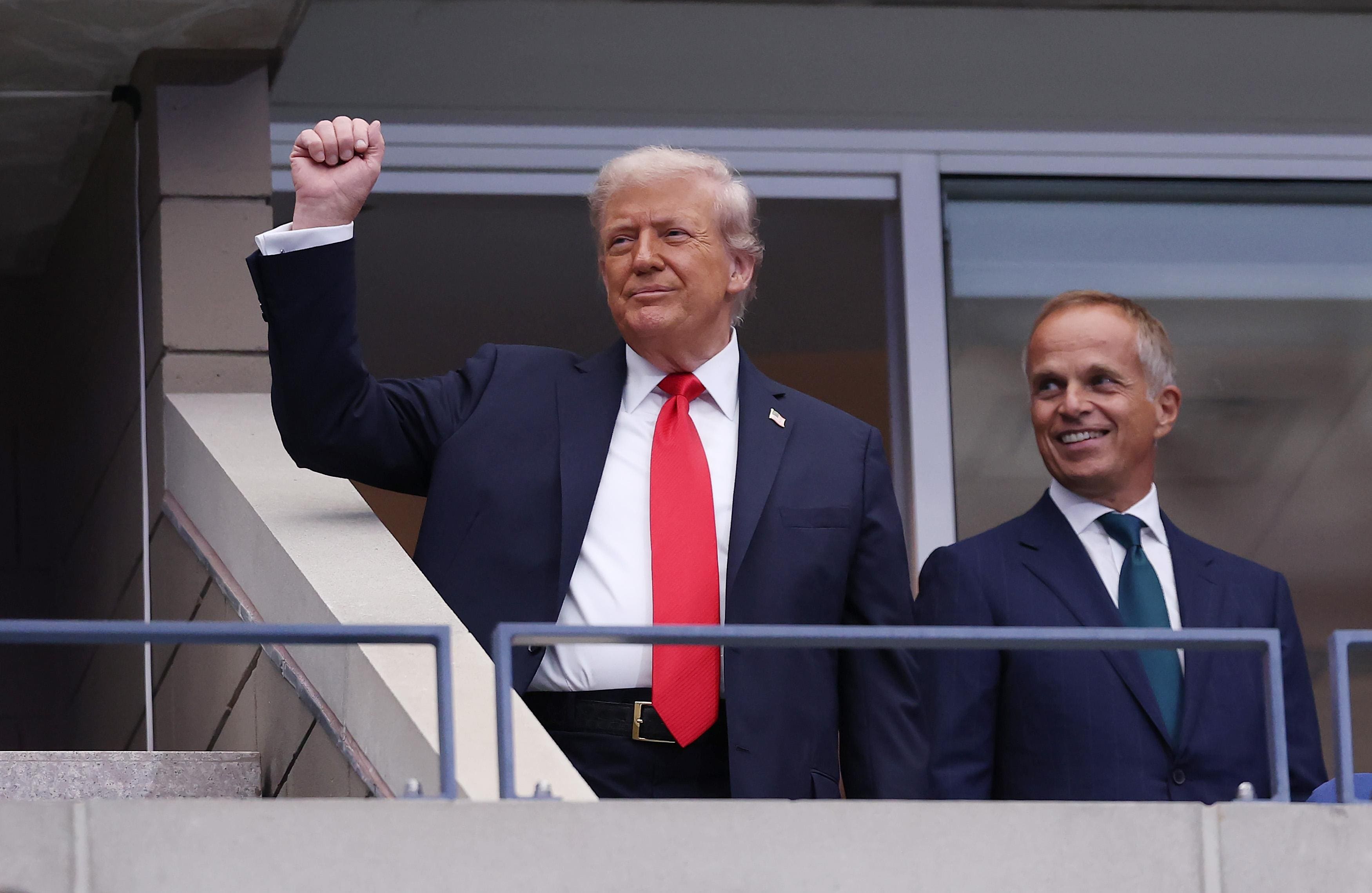 Donald Trump Receives Boos While Attending US Open Men’s Final (Photos)
