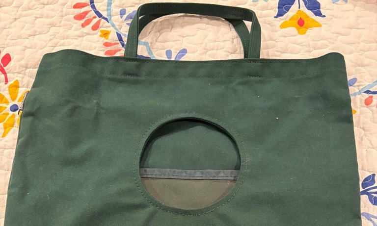 People left baffled by bag with weird hole in it at thrift store... but ...