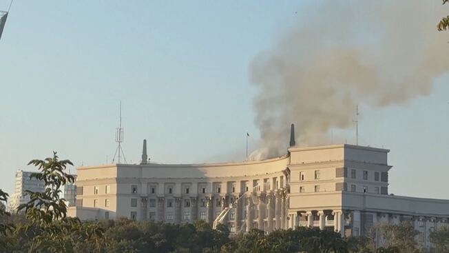 Bombe russe nel cuore di Kiev