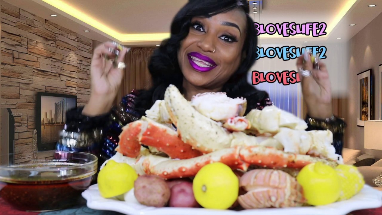 Seafood platter loaded with crab, shrimp, and more