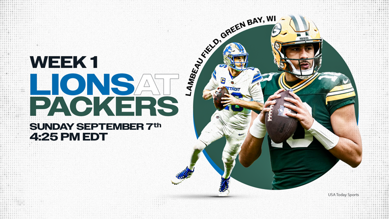 What channel is Packers vs. Lions on today? Time, TV schedule to watch ...