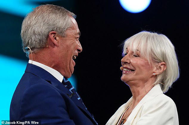 Nigel Farage says MORE former Tory ministers will join Reform UK following Nadine Dorries' defection