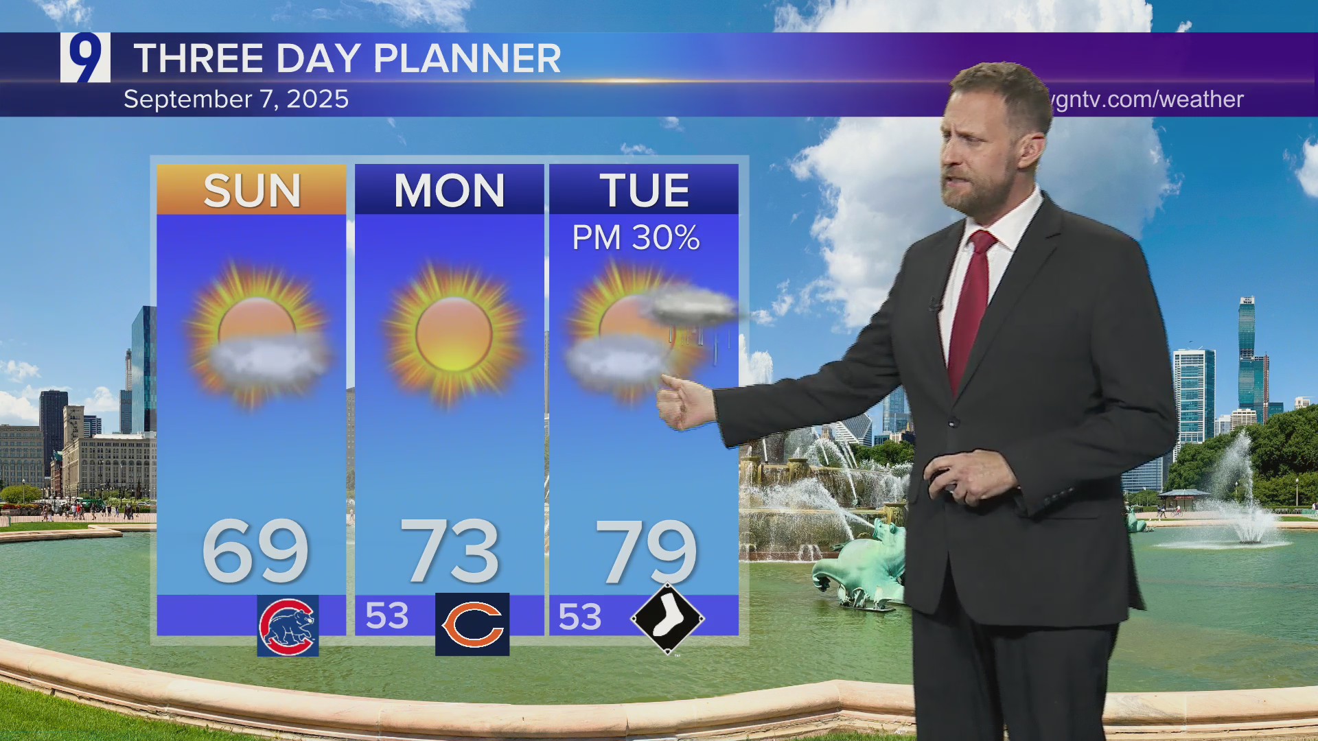 Sunday forecast: Sunny, fall-like conditions continue, but a warm-up is ...