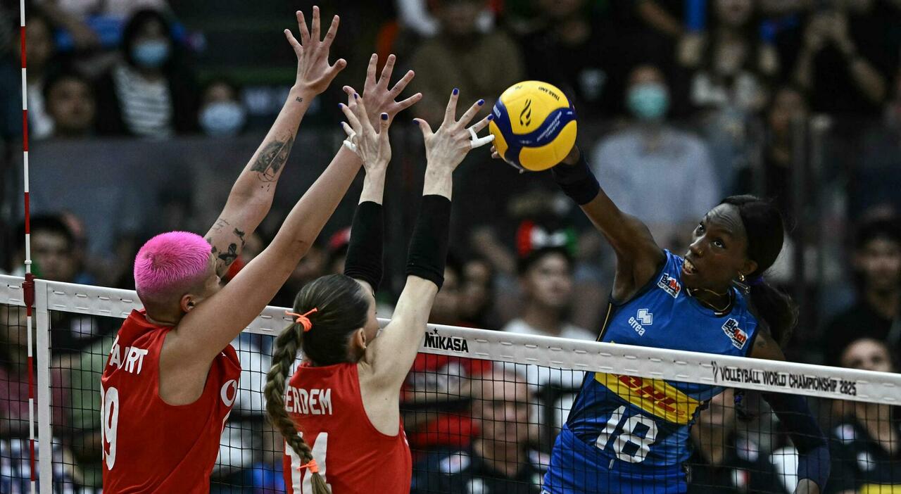 Italia-Turchia live 6-8 (2-1), finale mondiali volley: le azzurre ...
