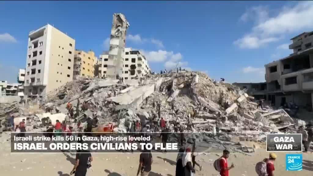 Why is Israel striking residential towers in Gaza?