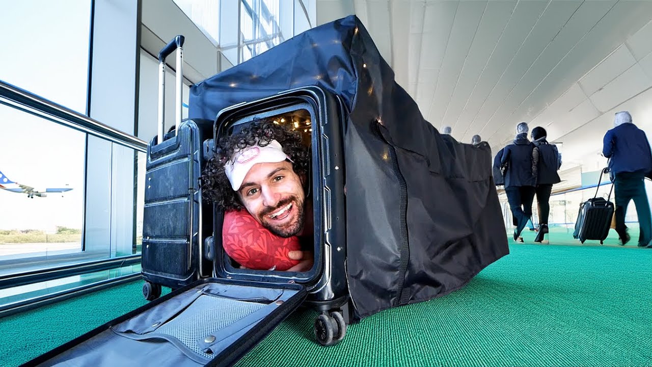 I built a sleep pod in a suitcase