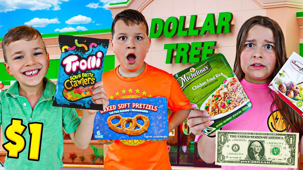 I only ate dollar store food for 24 hours! 🛒