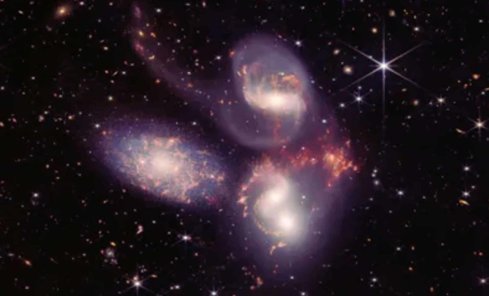 James Webb Uncovers Ultra-Rare Five-Galaxy Smash From the Dawn of the ...