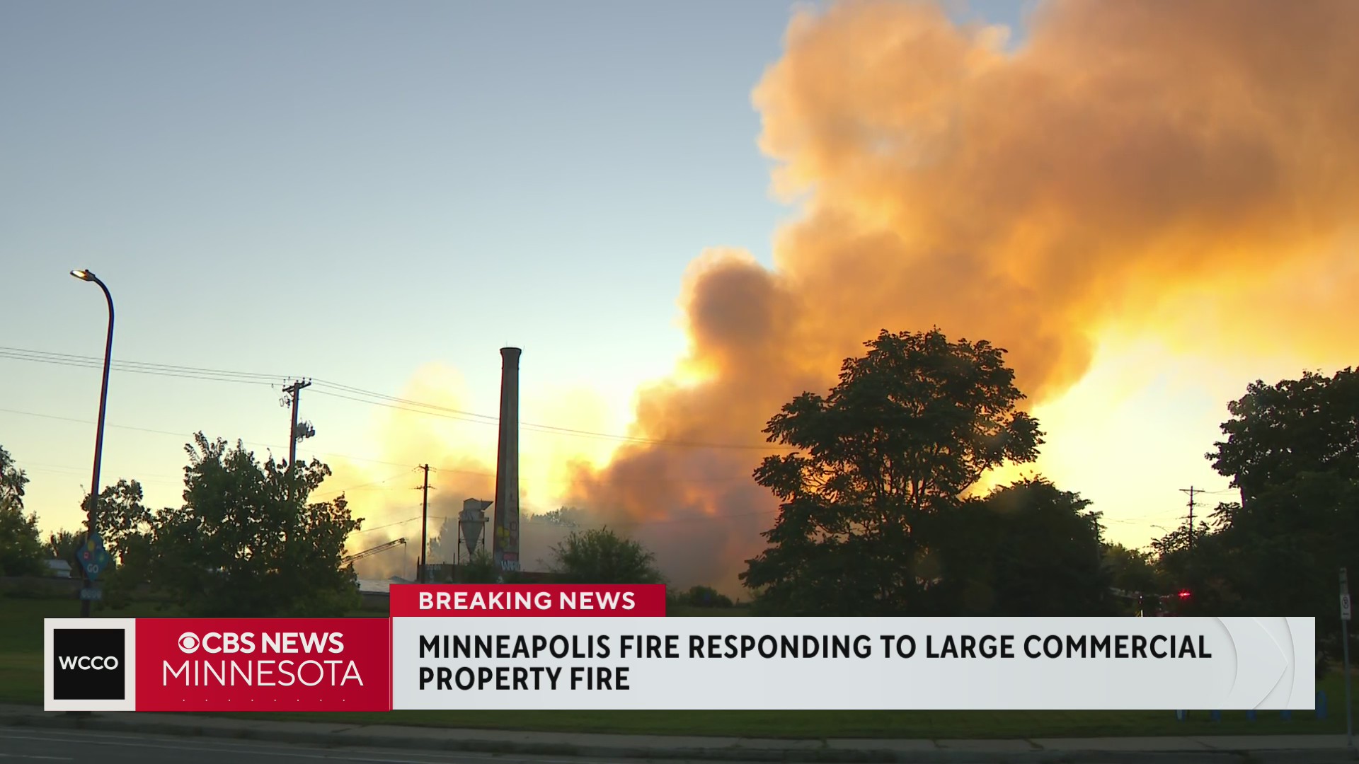 Large fire in northeast Minneapolis causes several buildings to collapse