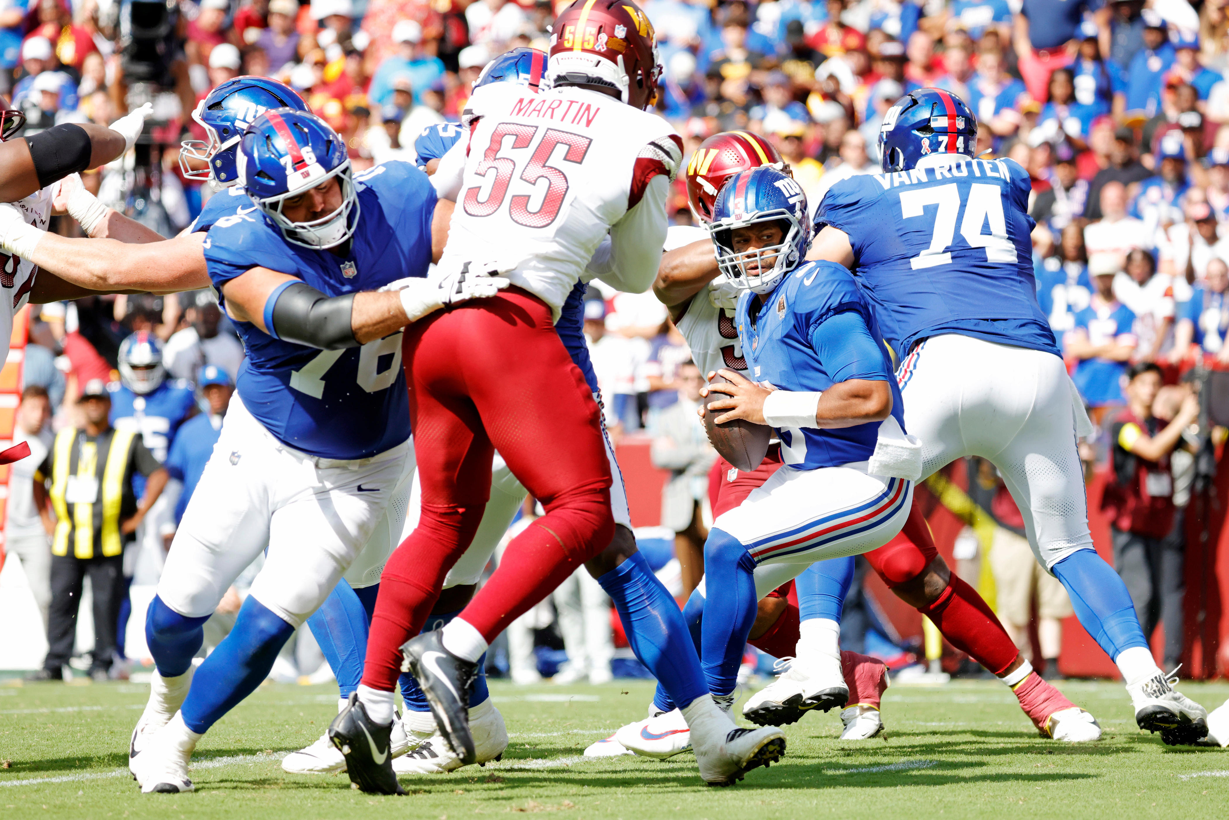Giants vs Commanders highlights: Russell Wilson, Big Blue offense held ...