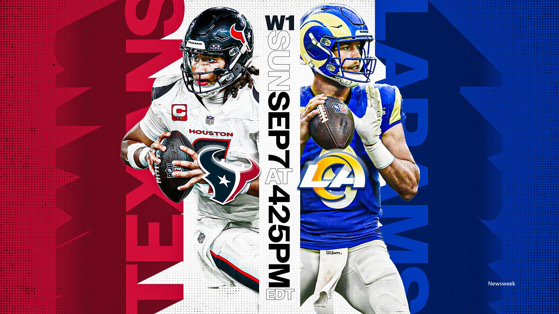 How to Watch Texans vs Rams for Free: Live Stream NFL Week 1, TV Channel