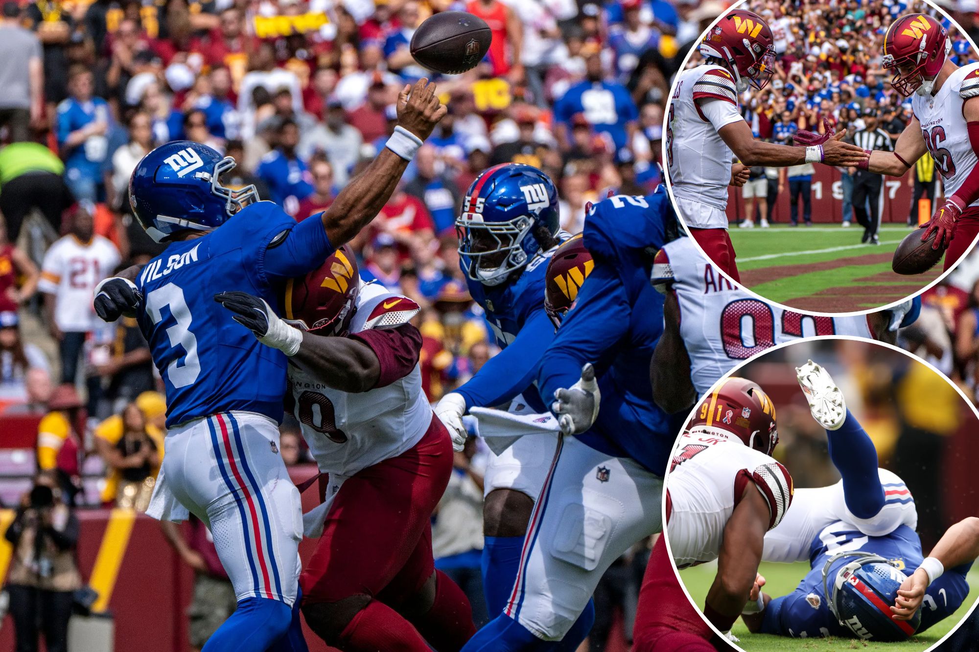 Russell Wilson has nightmarish Giants debut in season-opening loss to ...