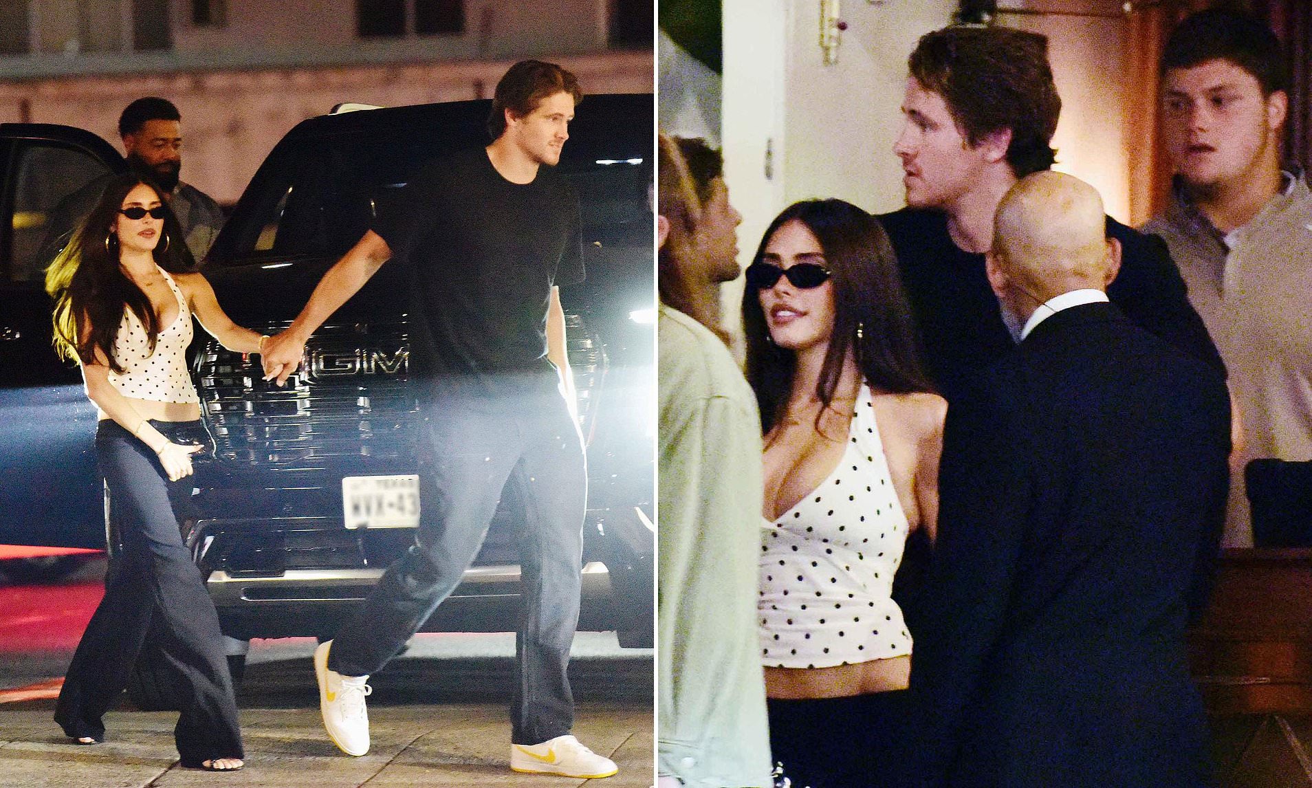 Justin Herbert takes Madison Beer out in LA to celebrate beating Travis ...