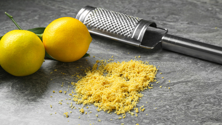 What Exactly Is Lemon Zest? (Not To Be Confused With The Peel)