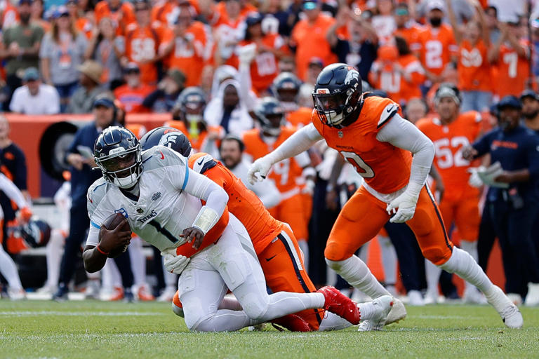 Titans vs Broncos box score, player stats, game stats, score summary