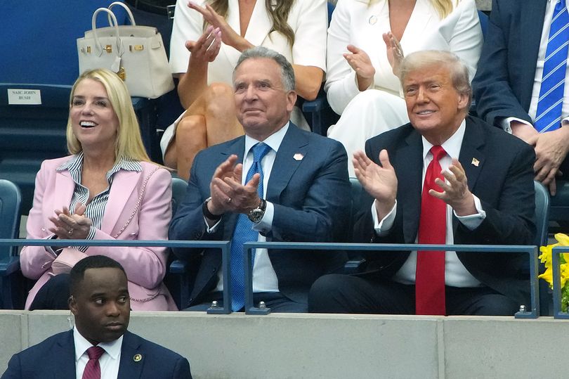 President Donald Trump looks exhausted during US Open final