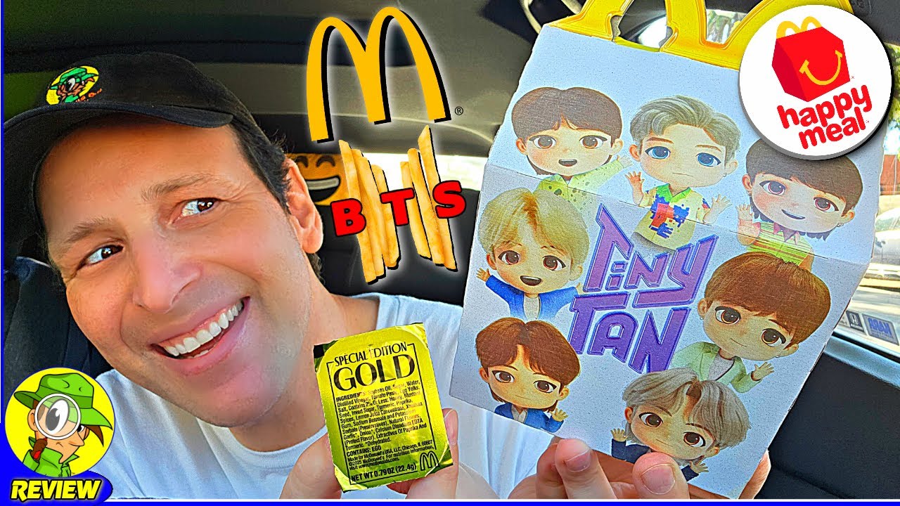 McDonald's® BTS TinyTAN Happy Meal® Review Which Collectible Did I Get?!