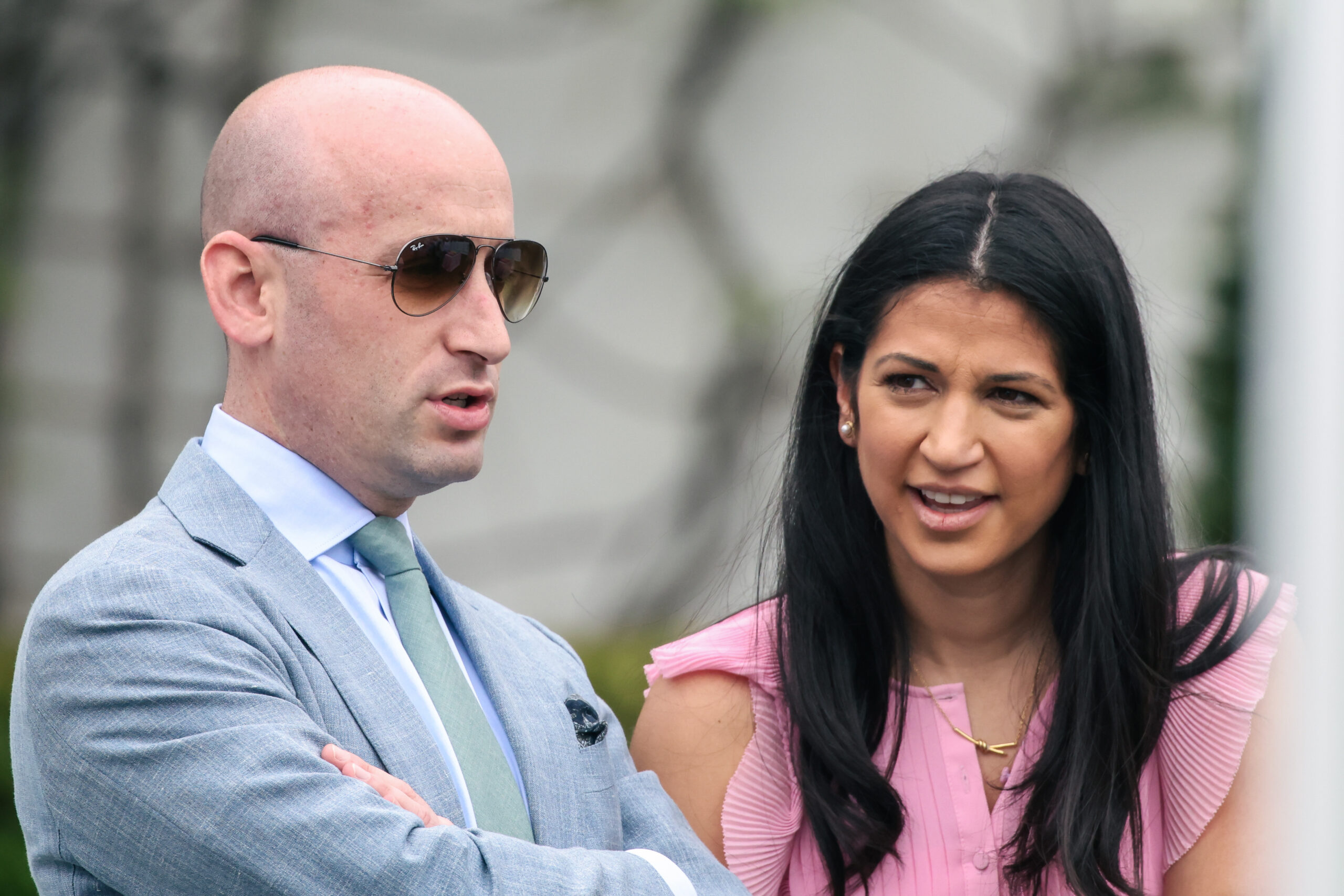 Stephen Miller’s Wife Draws Backlash Over Post