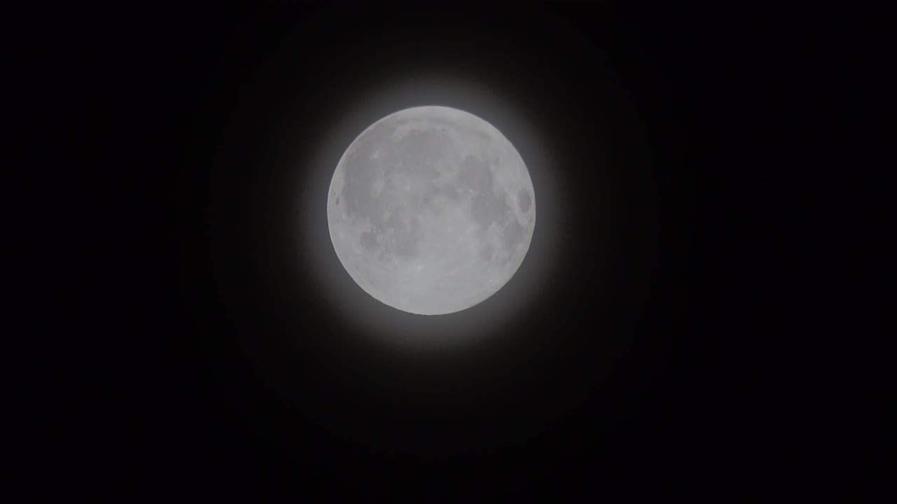 The September Full Moon, known as the Corn Moon high in the East London sky