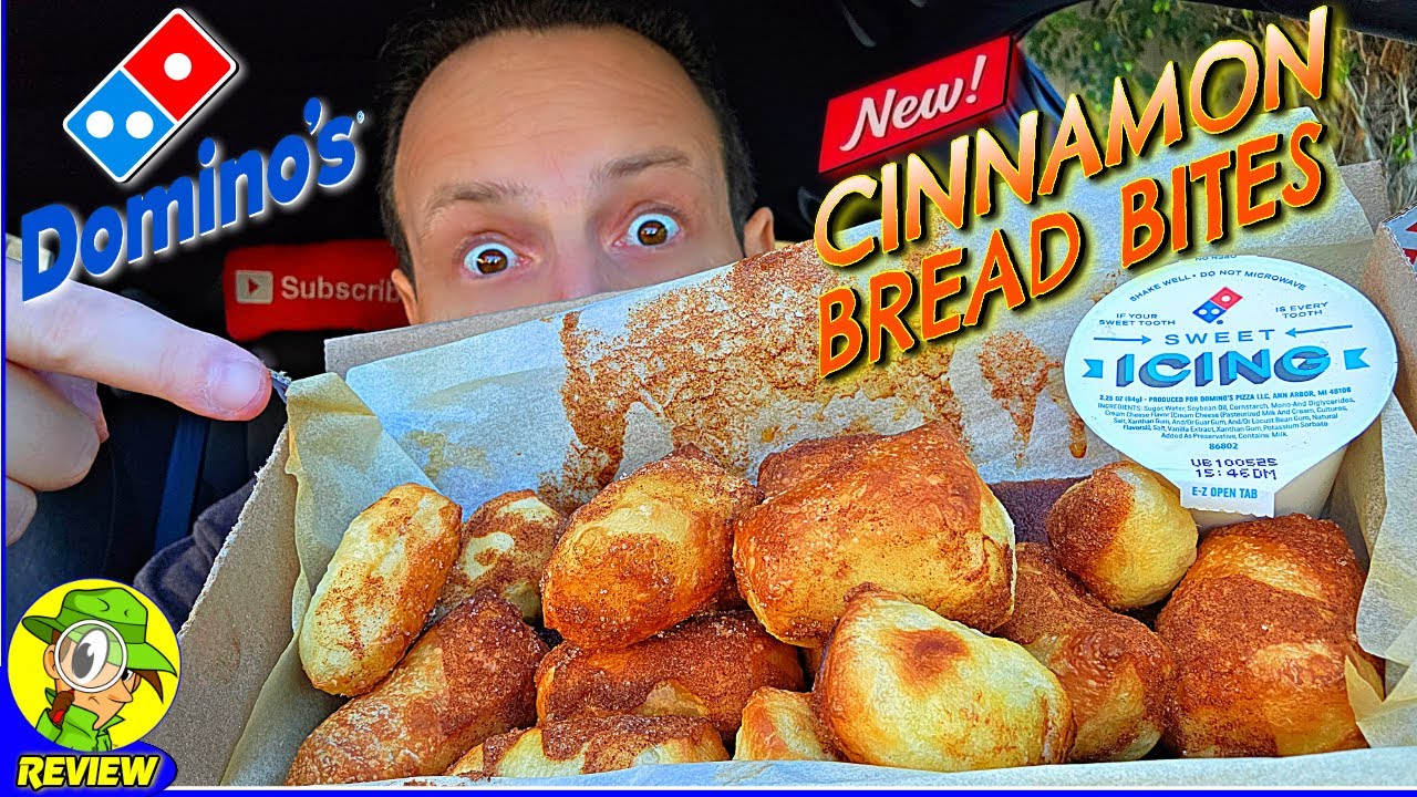 Domino's® Cinnamon Bread Bites Review Their Best Dessert Yet?!