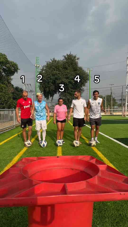 Kick Power vs Accuracy Challenge | Football