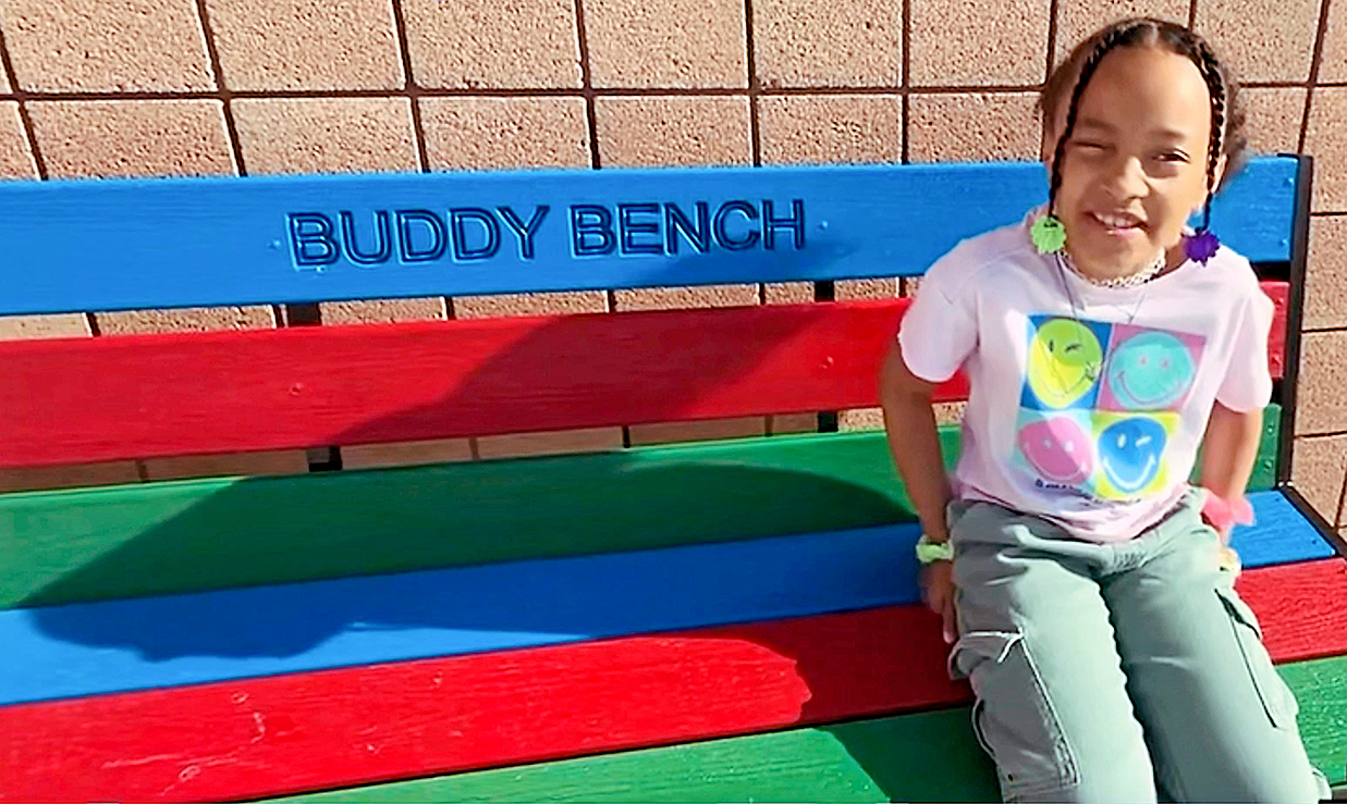 Third Grader Builds ‘Buddy Bench' So No Child Ever Feels Left Out at ...