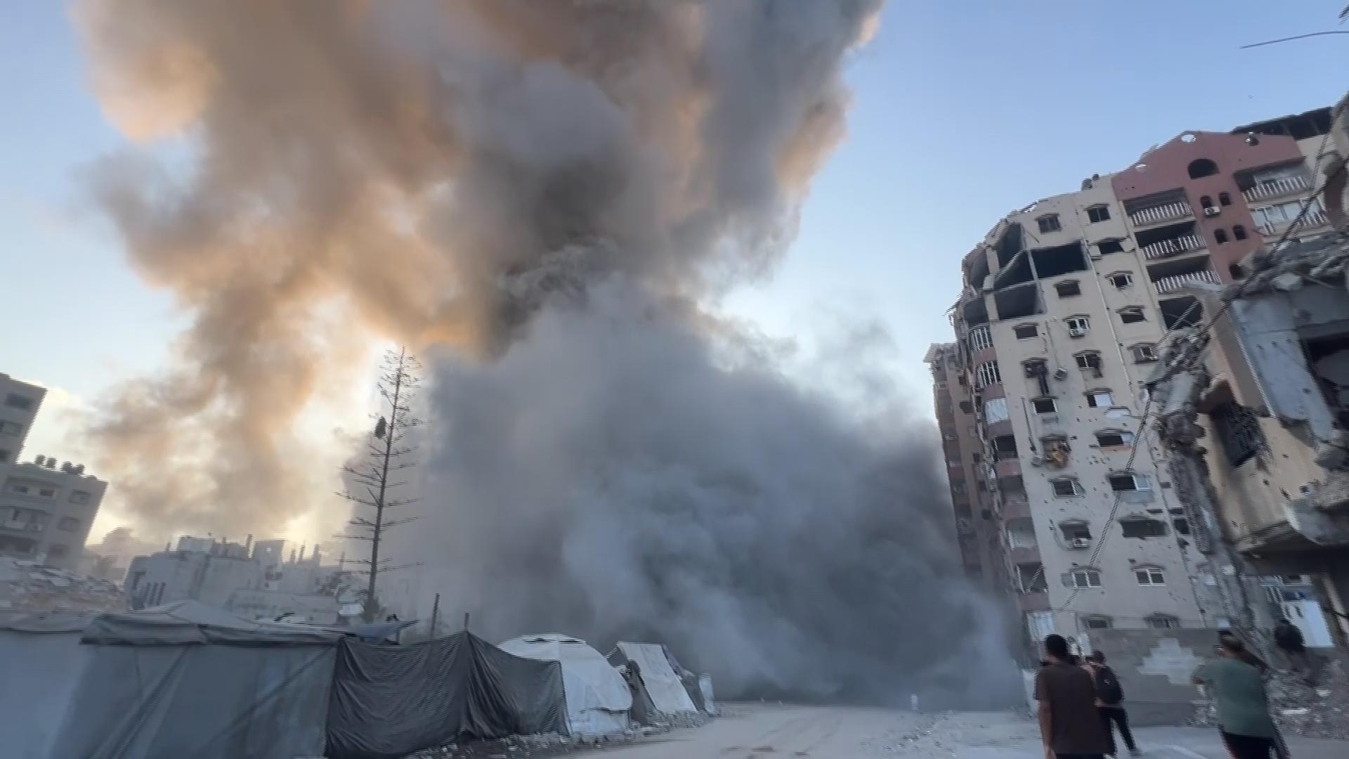 Israel destroys another high-rise building in Gaza City after order to ...