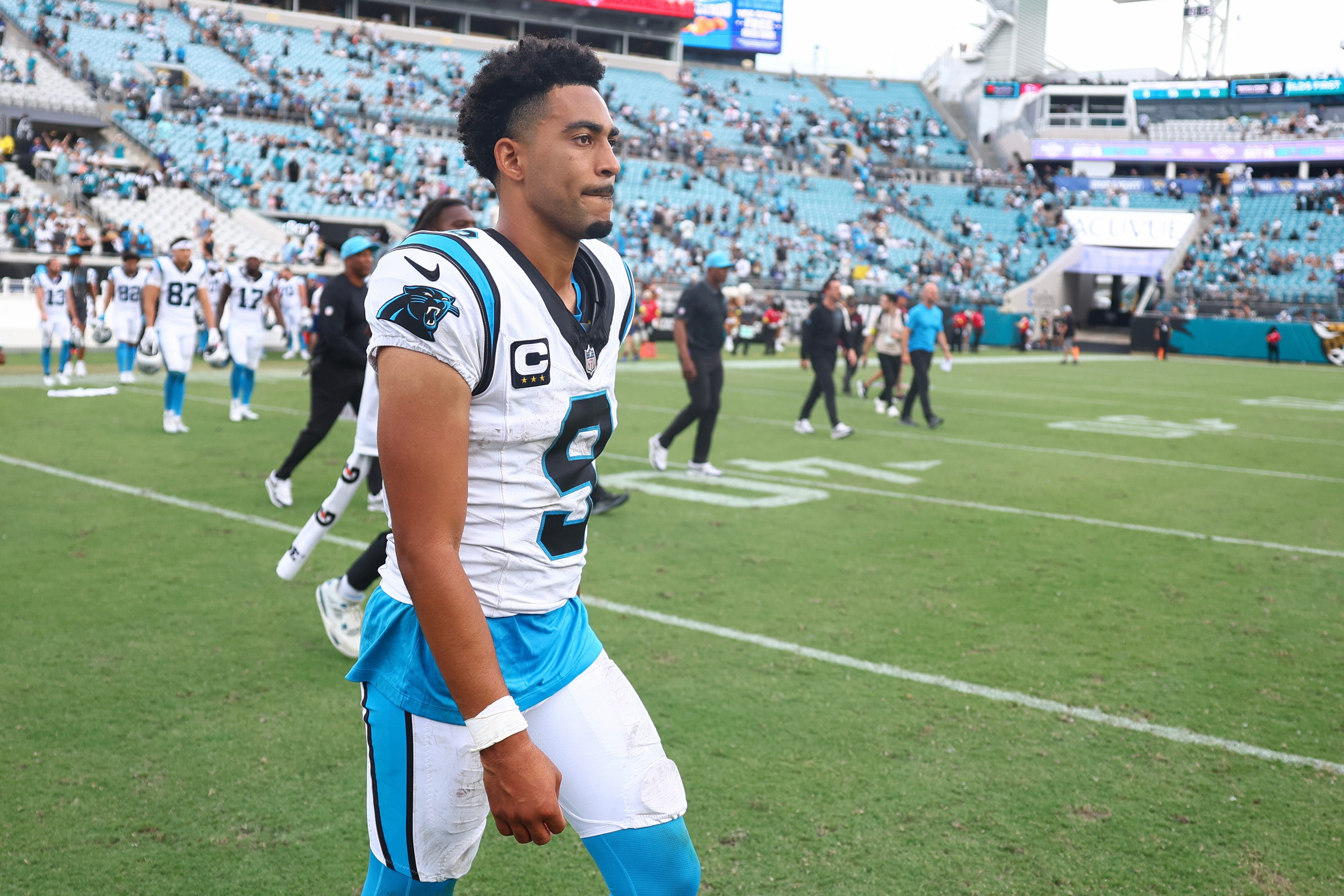 Panthers QB Bryce Young talks on his disappointing outing, show of ...