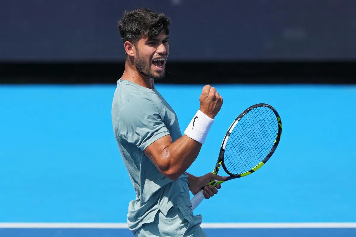 Alcaraz undefeated at the US Open after winning the first set