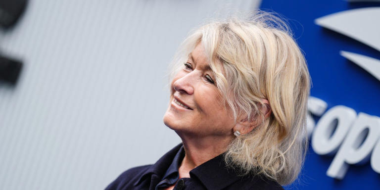 Martha Stewart Brings Her Grandson to the U.S. Open Finals