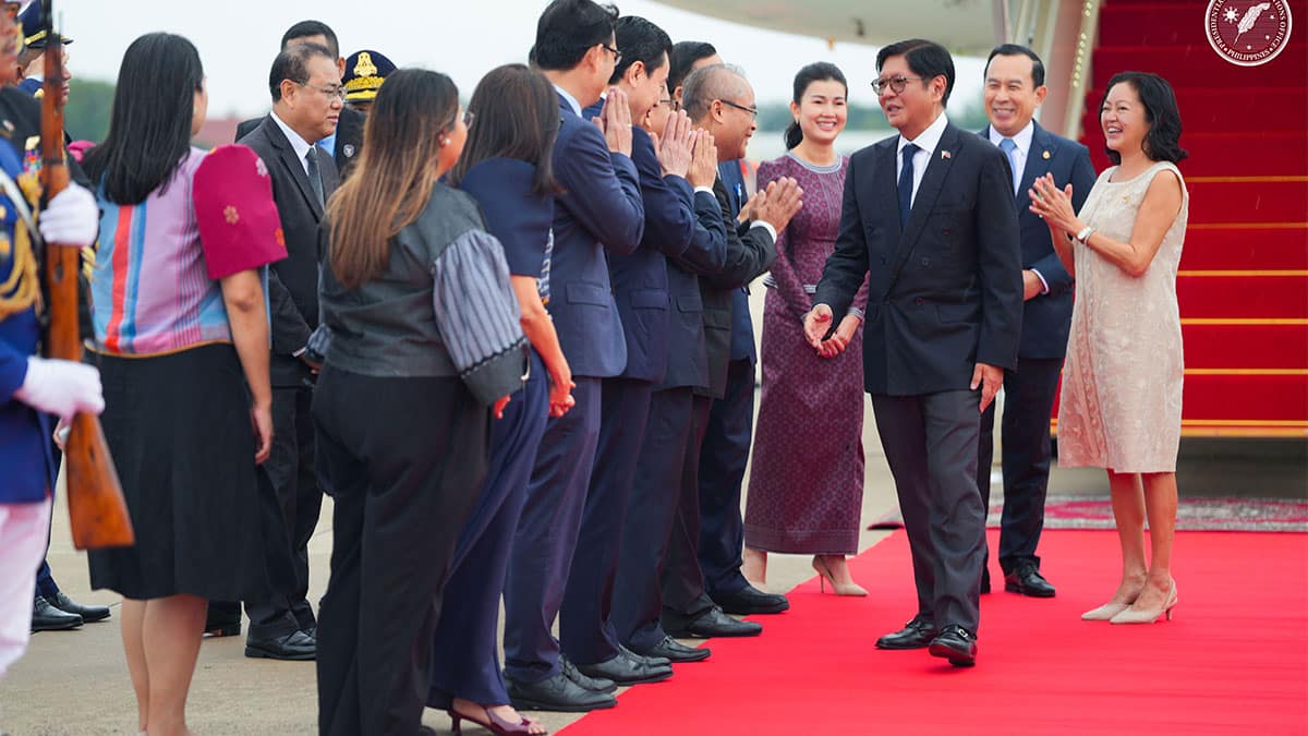 Marcos back in Manila after state visit to Cambodia