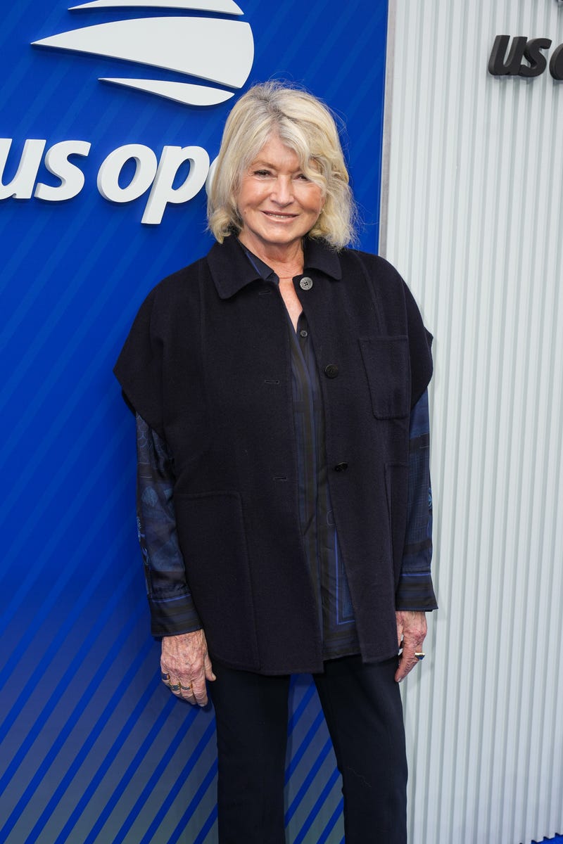 Martha Stewart Brings Her Grandson to the U.S. Open Finals