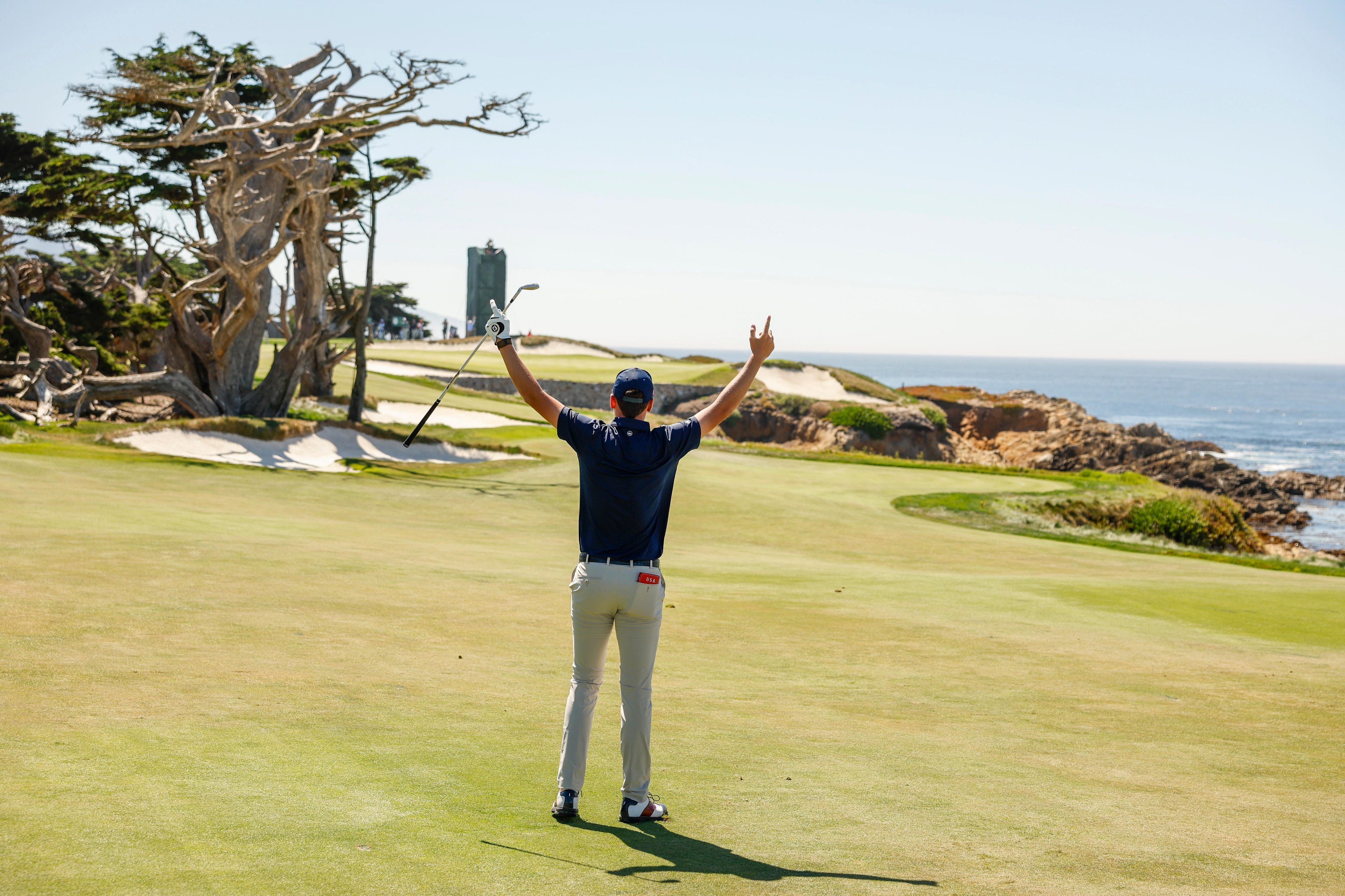 Mason Howell's walk-off wedge seals point for Team USA in 2025 Walker Cup