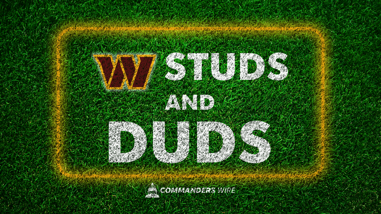 Studs and duds from Washington Commanders' Week 1 win over New York Giants