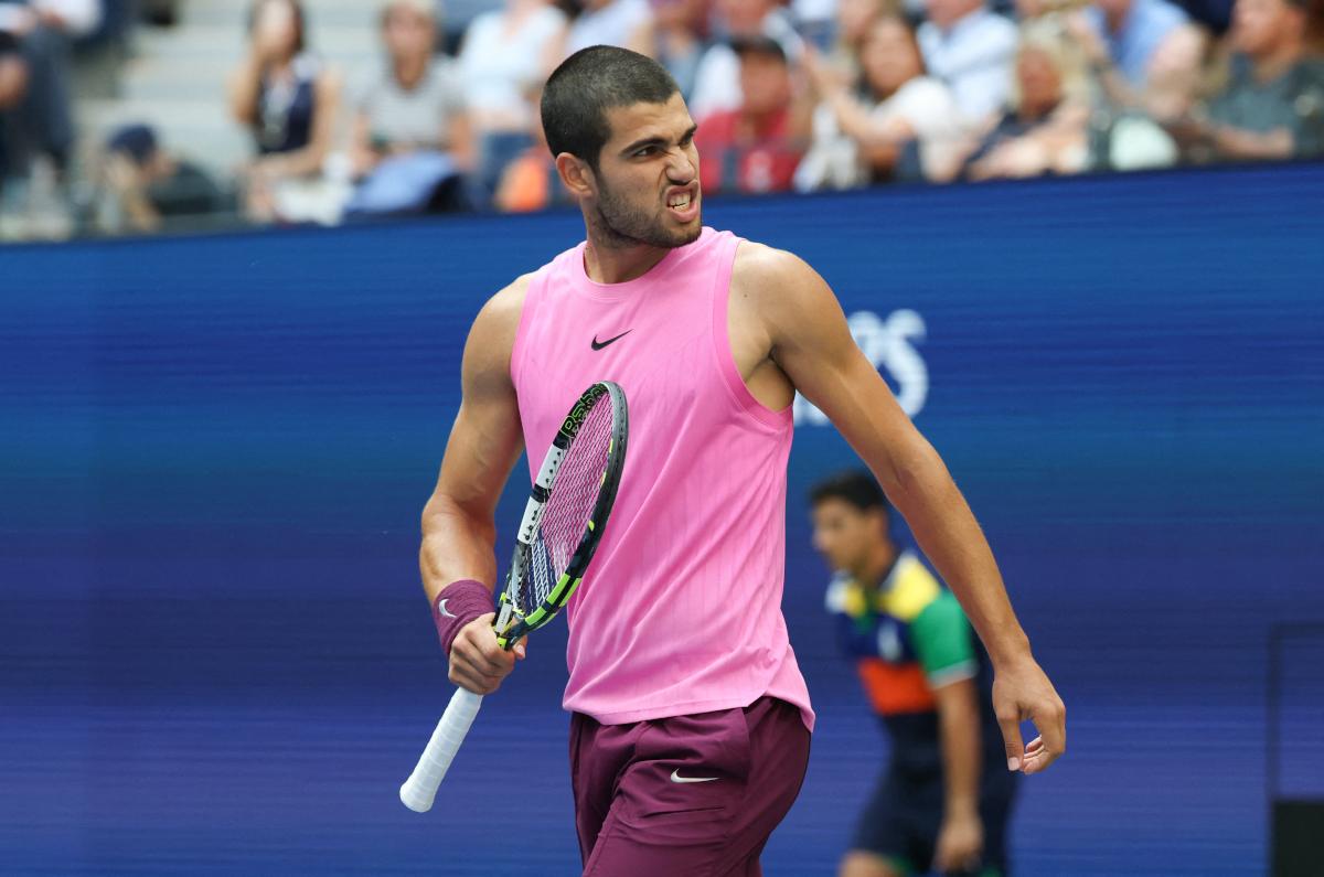 Video - The Fantastic Volley Executed by Alcaraz in the US Open Final