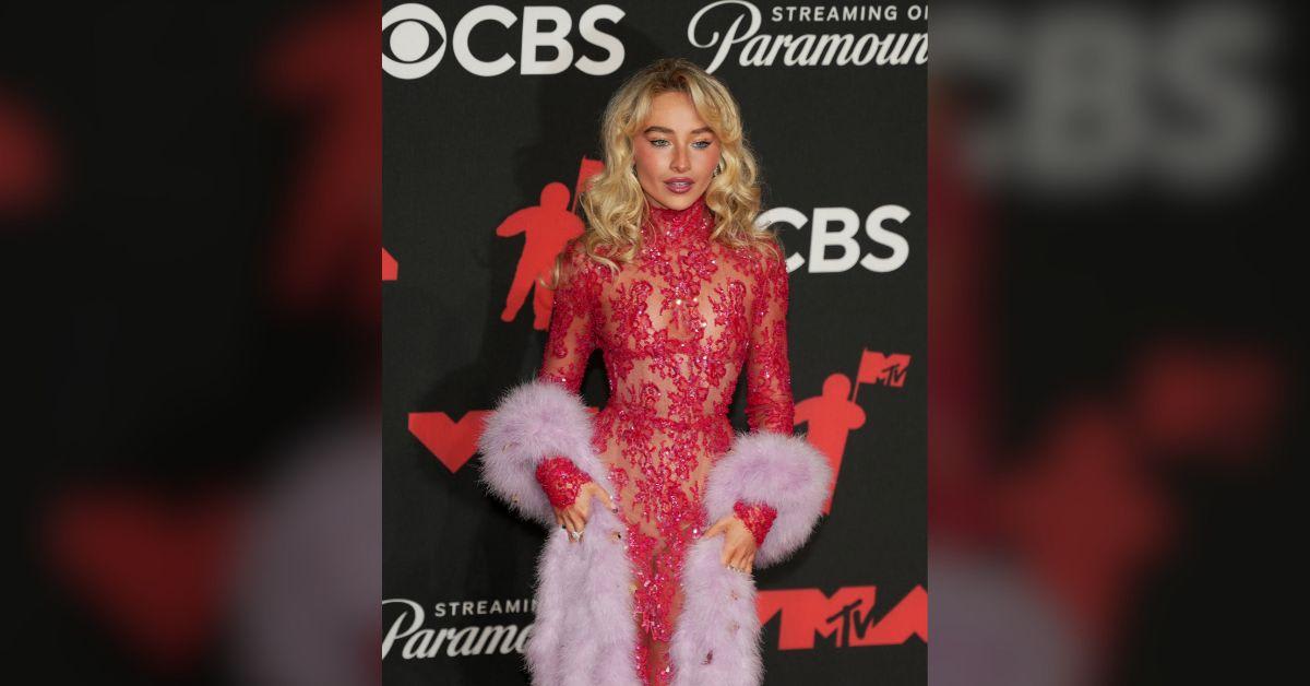 Sabrina Carpenter Turns Heads in Sheer Lace Floor-Length Gown and ...