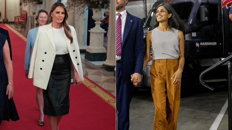 Usha Vance & Melania Trump's Styles Couldn't Be More Different