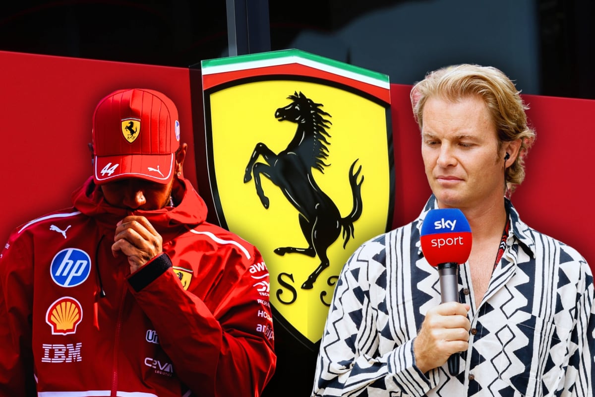 Nico Rosberg claims F1 rival Lewis Hamilton has hit rock bottom at Ferrari