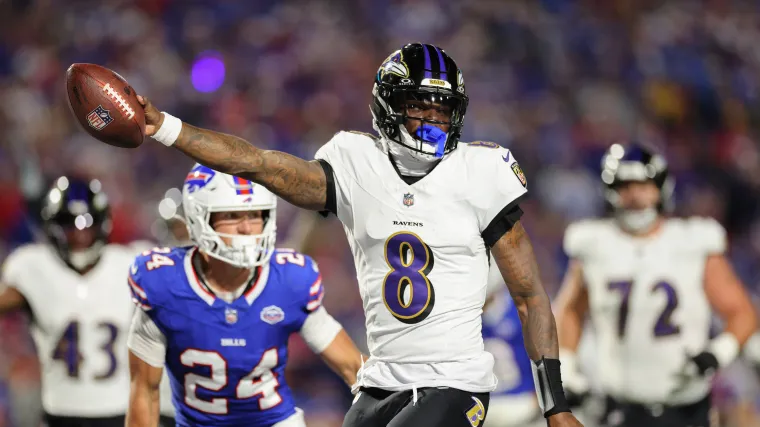 Lamar Jackson pushes fan video: Ravens QB explains why he shoved Bills ...