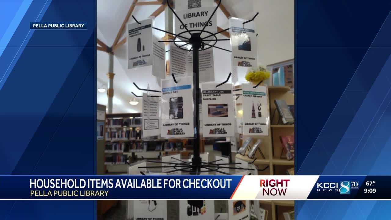 Pella Public Library offers non-traditional items for checkout