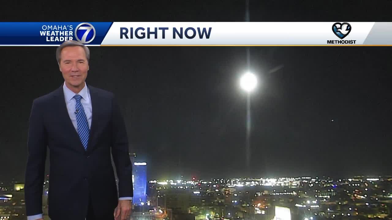 Full corn moon over Omaha tonight