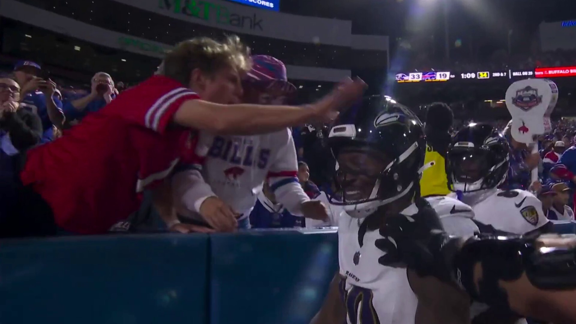 Fan who shoved Lamar Jackson, DeAndre Hopkins is indefinitely banned ...