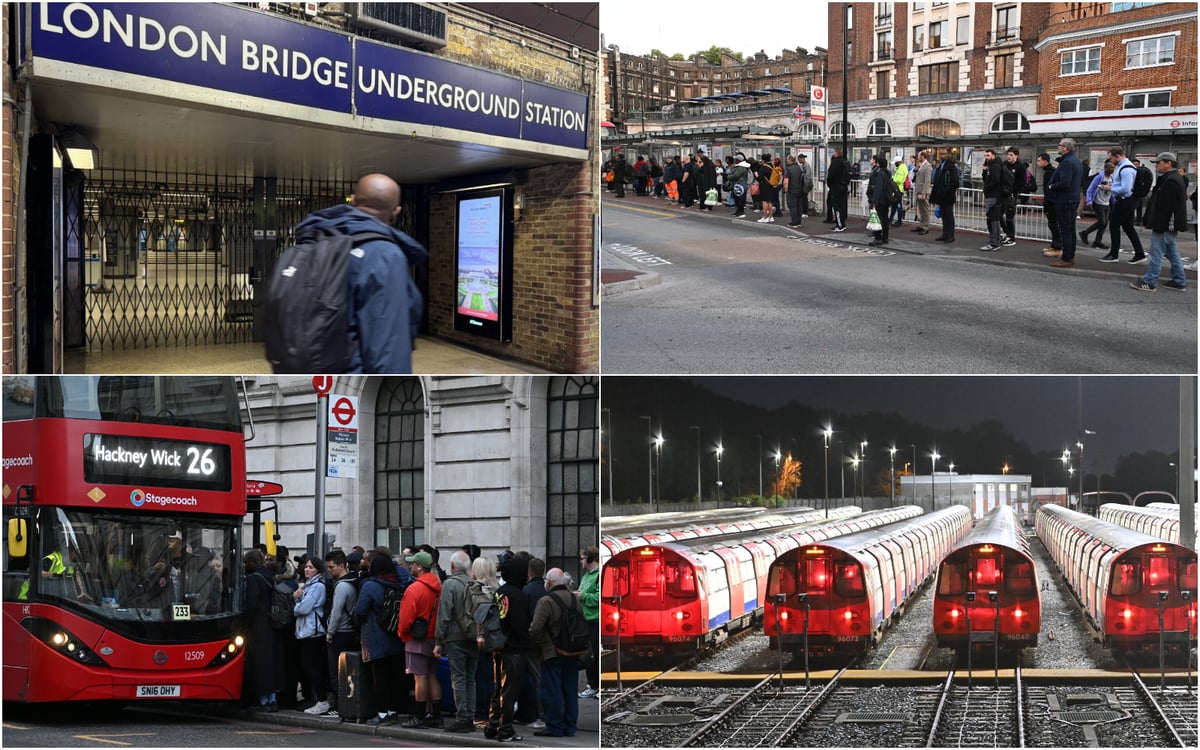 Tube strike latest LIVE: London Underground wiped out as RMT walkout ...