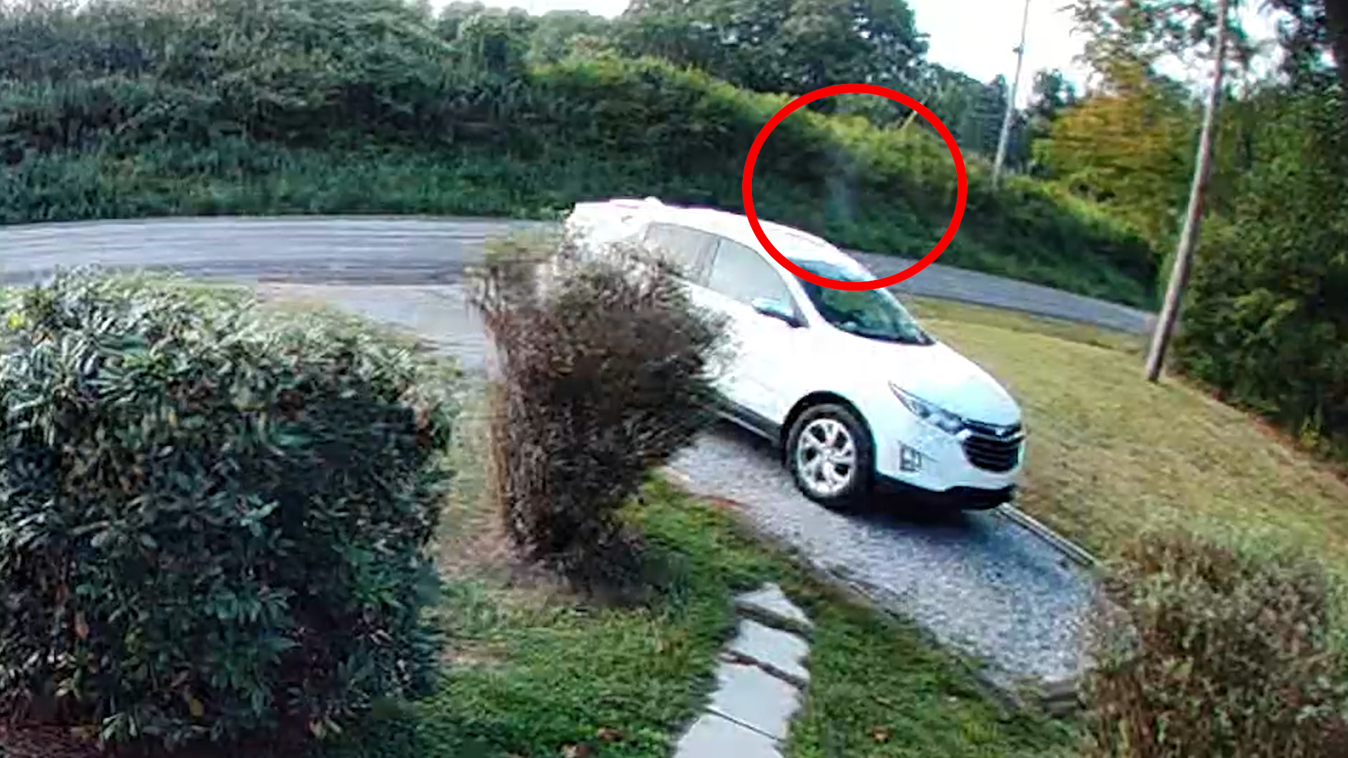 Spooky Ring doorbell footage captures "ghost" walking down street