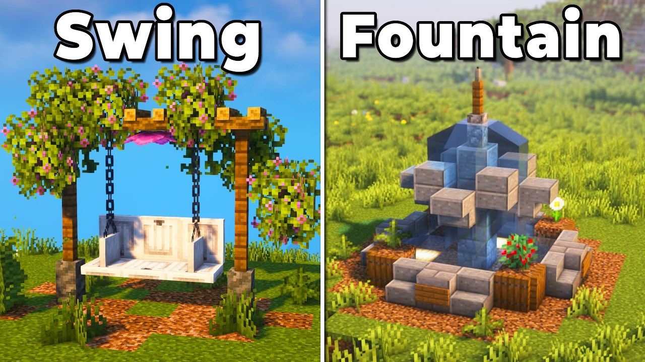 Minecraft Outdoor Build Hacks and Designs