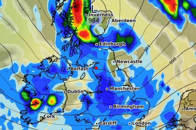 When will Storm Amy hit as weather maps show exact time UK is set for ...